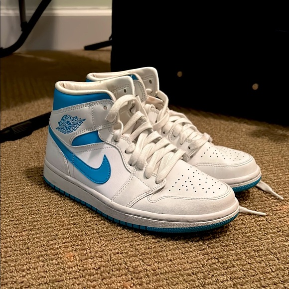 Nike | Shoes | Nike Womens Air Jordan Mid Unc | Poshmark